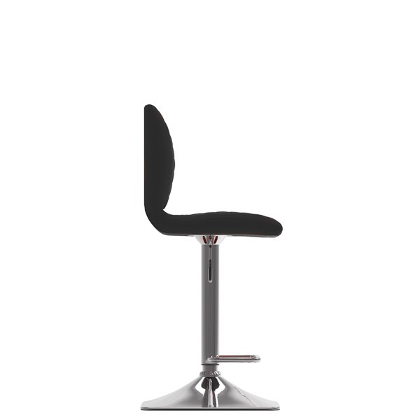 Tabourets ajustables en cuir lié CorLiving, noir, 2 mcx DPU-903-B | RONA