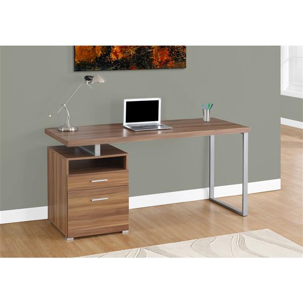 MONARCH SPECIALTIES Monarch 30-in x 60-in Walnut Computer Desk | RONA