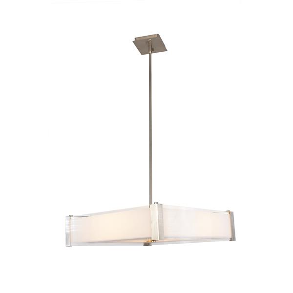 Levico Lighting Verona 20-In Brushed Nickel 3-Light Pendant Light LV ...