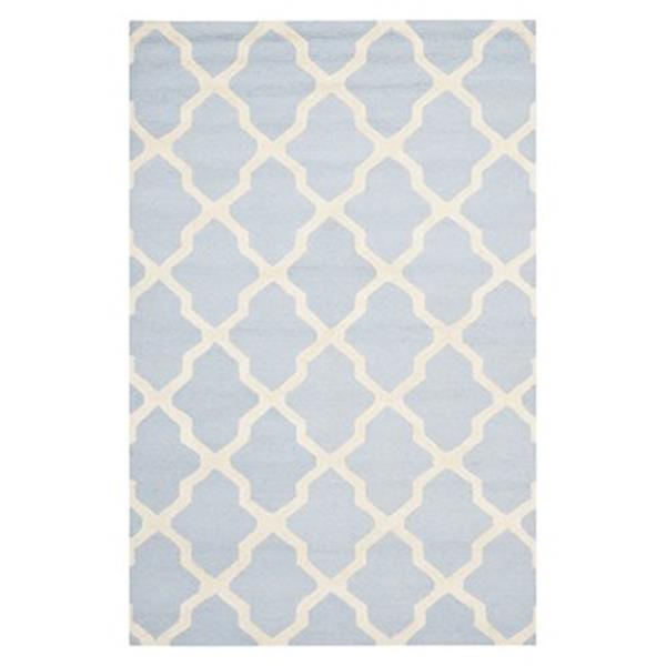 Safavieh Cambridge Light Blue and Ivory Area Rug,CAM121A-5 | RONA