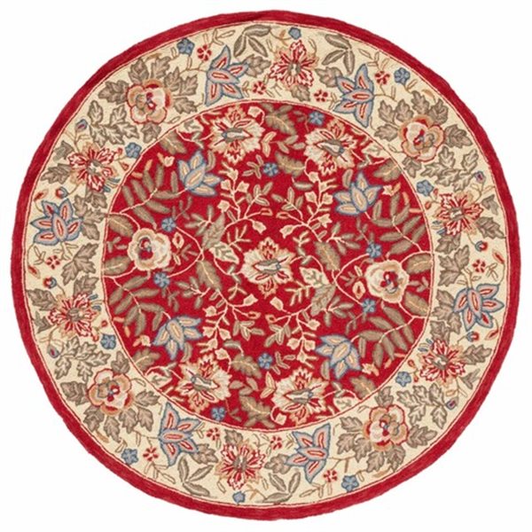 Safavieh HK140C Chelsea Area Rug, Red,HK140C-8R | RONA