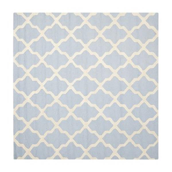 Safavieh Cambridge Light Blue and Ivory Area Rug,CAM121A-8SQ | RONA