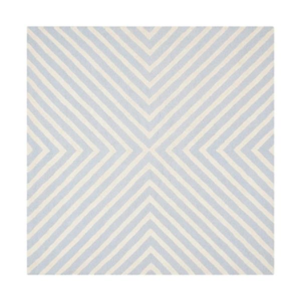 Safavieh Cambridge Light Blue and Ivory Area Rug,CAM129A-6SQ | RONA