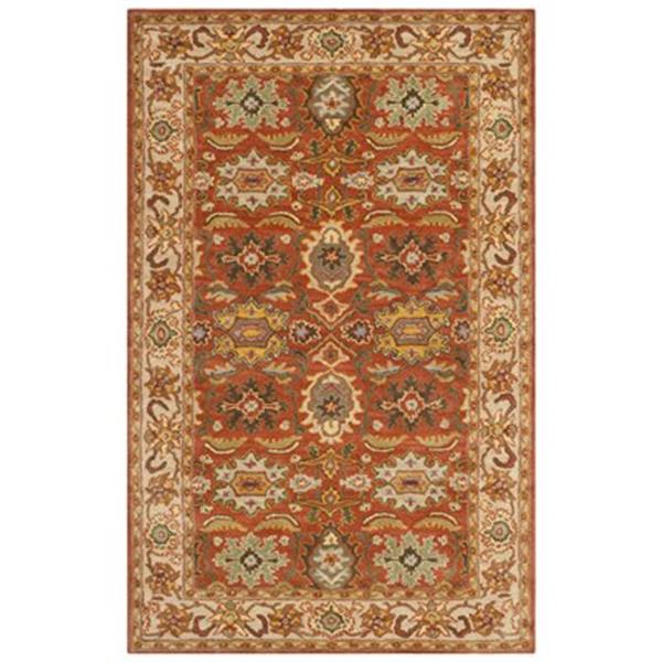 Safavieh Heritage Rust and Beige Area Rug,HG734D-912 | RONA