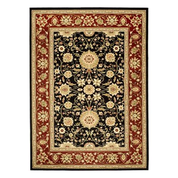 Safavieh Lyndhurst Black and Red Area Rug,LNH212G-6 | RONA
