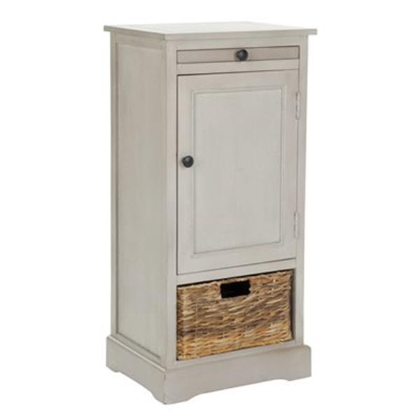 Safavieh Raven 34.3-in Distressed Cream Tall Storage Table AMH5703C | RONA