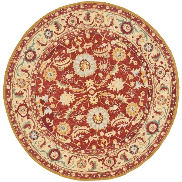 Safavieh Chelsea Red and Ivory Area Rug,HK805A-5R | RONA