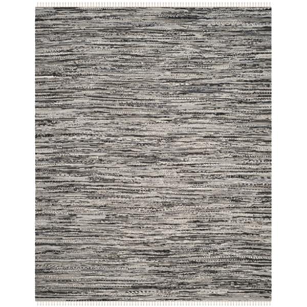 Safavieh Rag Rug 8-ft x 10-ft Cotton Grey Indoor Area Rug RAR128A-8 | RONA