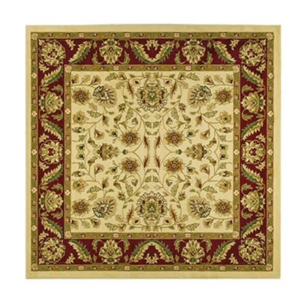 Safavieh Lyndhurst 6-ft x 6-ft Cream Square Floral Woven Area Rug ...