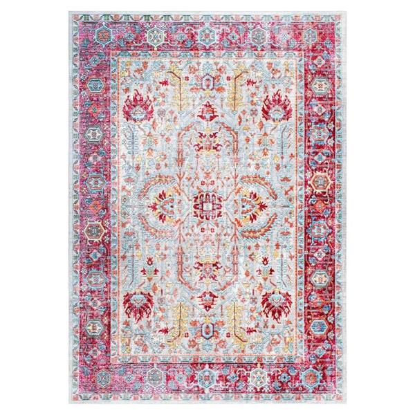nuLOOM Edna 5-ft x 8-ft Pink Area Rug KKAS27A-53077 | RONA