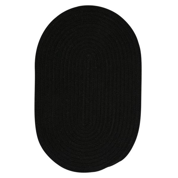 Colonial Mills Bristol 2-ft x 10-ft Rectangular Indoor Black Area Rug ...