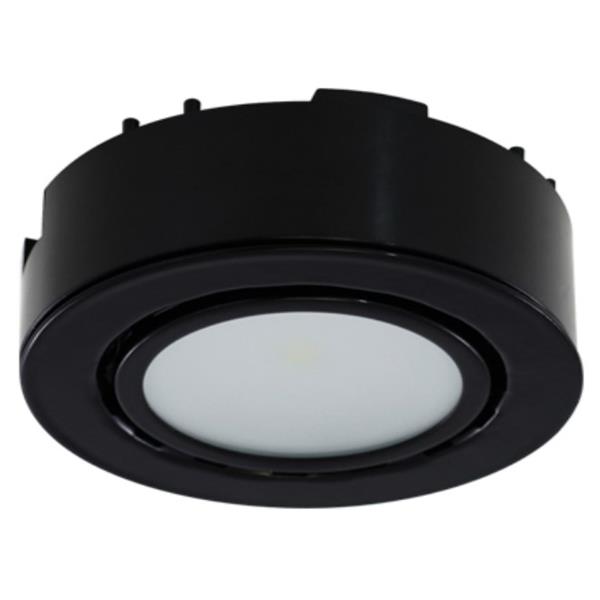 Liteline Corporation 3K 12V 2W Black LED Single Puck Light UCP-LED1-BK ...