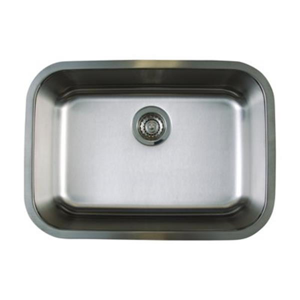 BLANCO Stellar 18-in x 28-in Stainless Steel Single Bowl Undermount ...