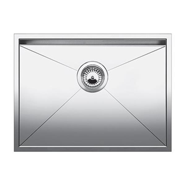 BLANCO Quatrus Steel 18-in x 22-in U Single Sink 401273 | RONA
