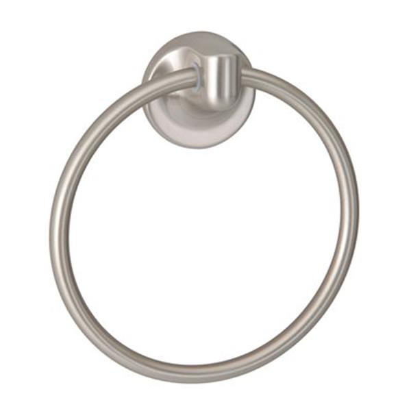 Taymor Infinity Satin Nickel Towel Ring 02-D8404SN | RONA