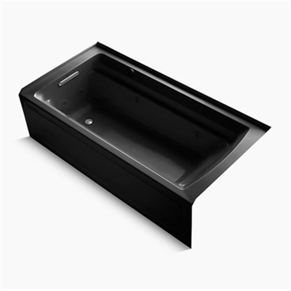 KOHLER 72-in x 36-in Alcove Whirlpool with Integral Tile Flange and ...