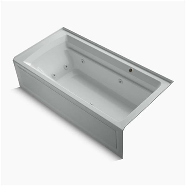 KOHLER 72-in x 36-in Alcove Whirlpool with Integral Tile Flange and ...