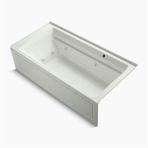 KOHLER 72-in x 36-in Alcove Whirlpool with Integral Tile Flange and ...