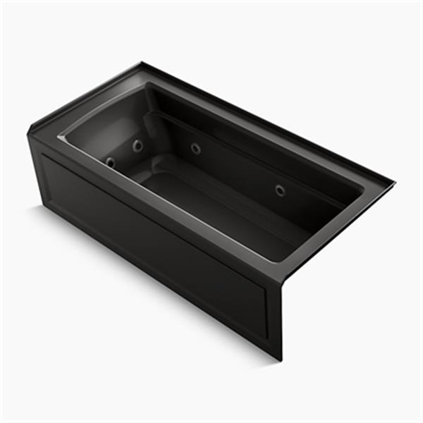 KOHLER 66-in x 32-in Integral Apron Whirlpool with Tile Flange and ...