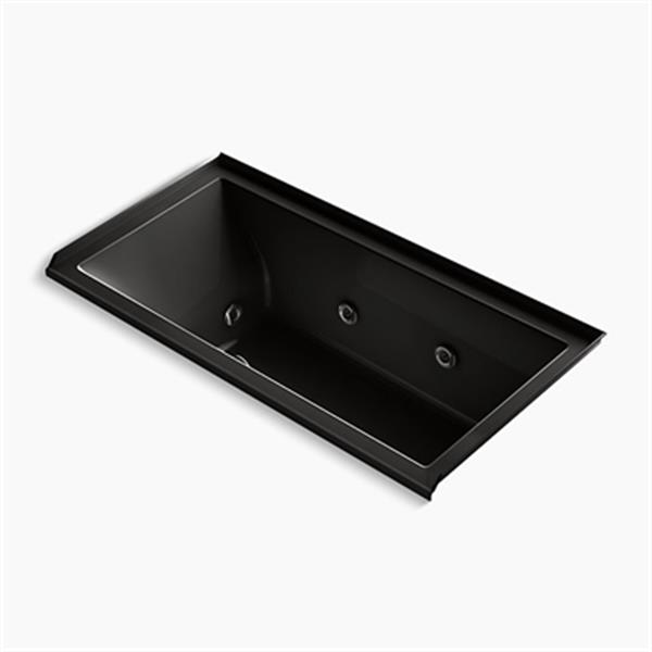 KOHLER 60-in x 30-in Alcove Whirlpool with Integral Tile Flange 1167 ...