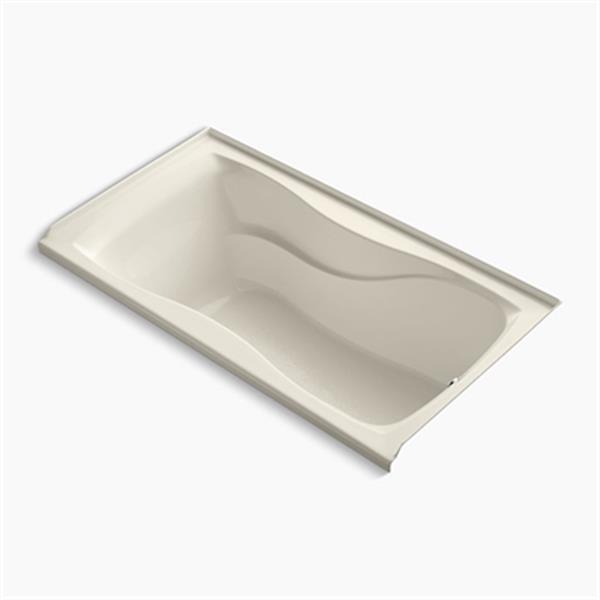 KOHLER 60-in x 32-in Alcove Bath with Integral Tile Flange 1219-R-47 | RONA