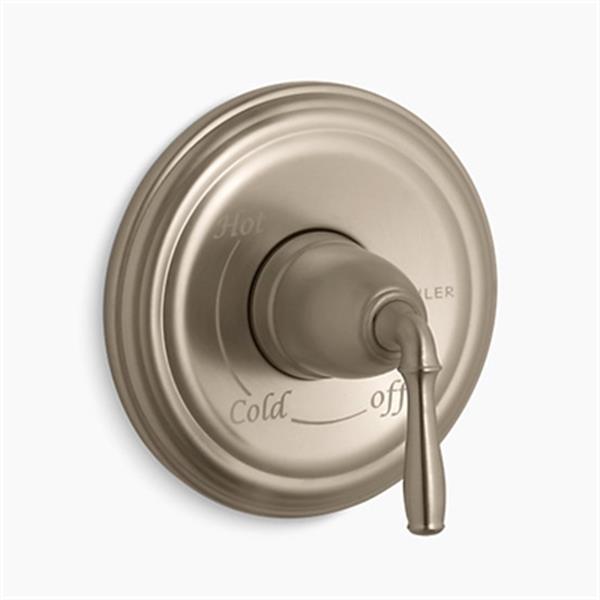 KOHLER Devonshire Vibrant Brushed Bronze Pressure-Balancing Valve Trim ...