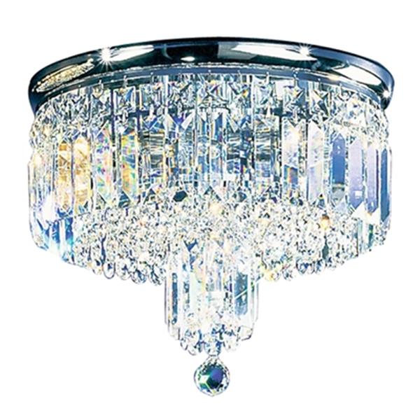 Classic Lighting 4-Light 24k Gold Plate Ambassador Flush Ceiling Light | RONA