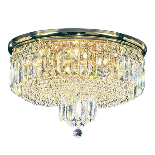 Classic Lighting 7-Light Chrome Ambassador Flush Ceiling Light | RONA
