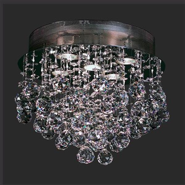 Classic Lighting 5-Light Adromeda Chrome Flush Ceiling Light | RONA