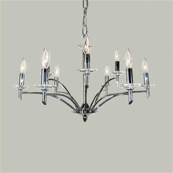 Classic Lighting Helsinki 9-Light Chrome Chandelier | RONA