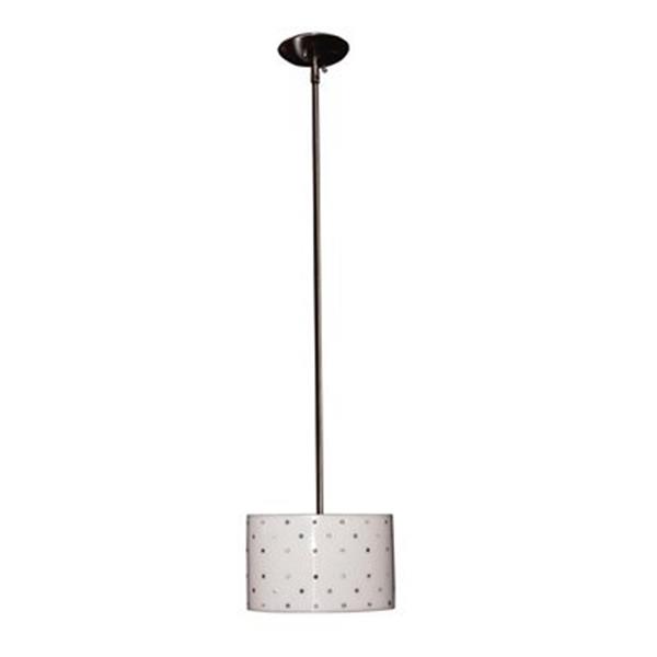 Classic Lighting Felicia Strass Brushed Steel Large Pendant Lighting | RONA