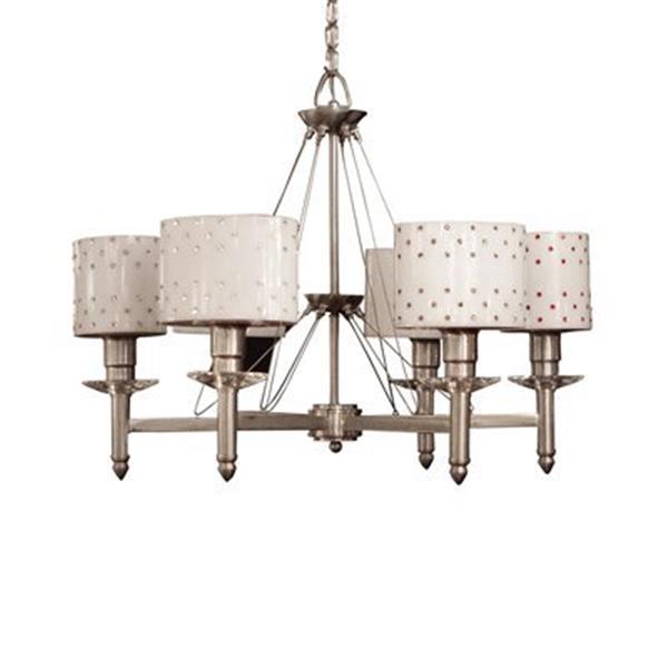 Classic Lighting Felicia Strass Brushed Steel Strass Light Sapphire 6 ...