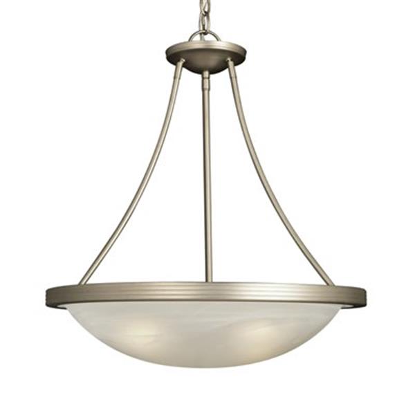 Galaxy Julian Pewter Large Bowl Pendant Light 811481PT | RONA
