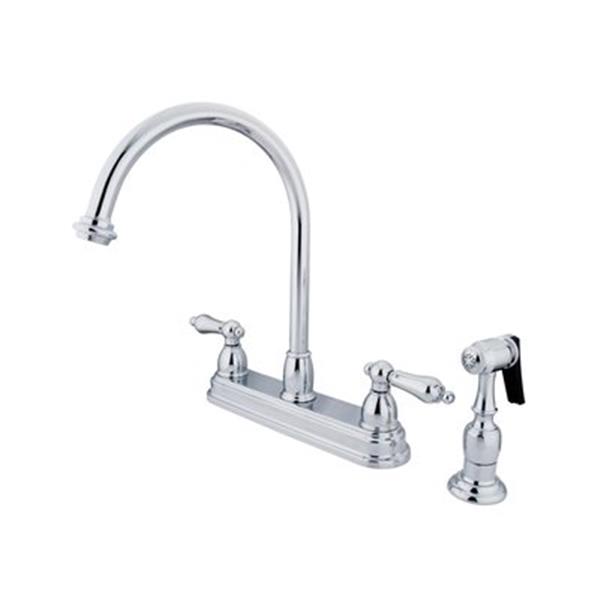 Elements of Design Chicago Chrome Kitchen Faucet With Sprayer ...
