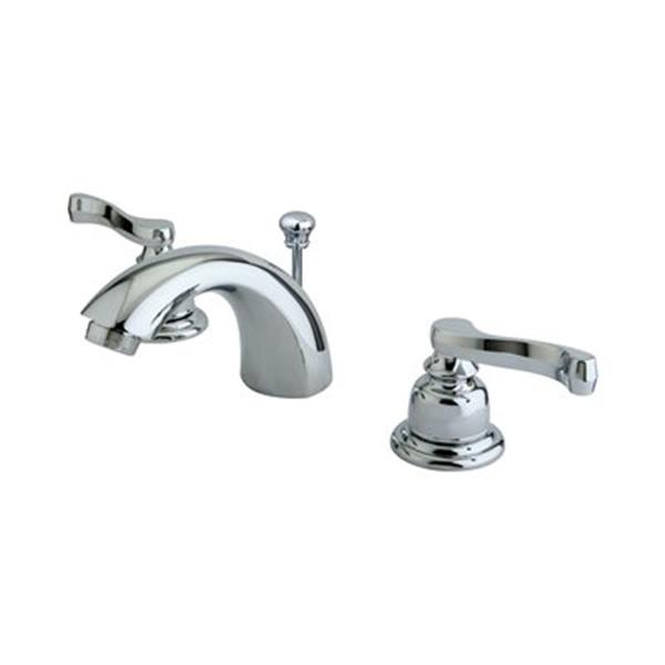 Elements of Design 3.5-in Polished Chrome Mini Widespread Faucet ...
