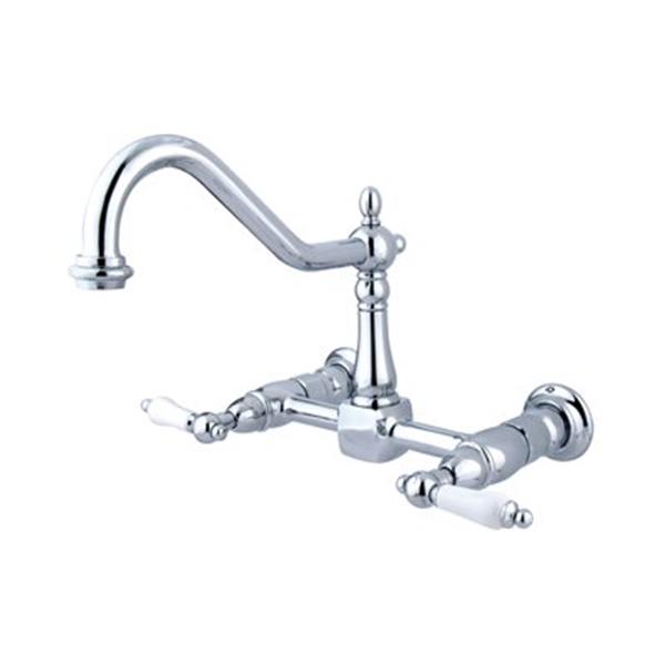 Elements of Design Wall Mounted Chrome Kitchen Faucet ES1241PL | RONA