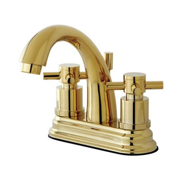 Elements of Design Brass Two Handle Centerset Lavatory Faucet ES8612DX ...