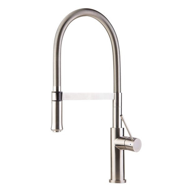 ALFI brand Brushed Gooseneck Single Hole Faucet AB2015 | RONA