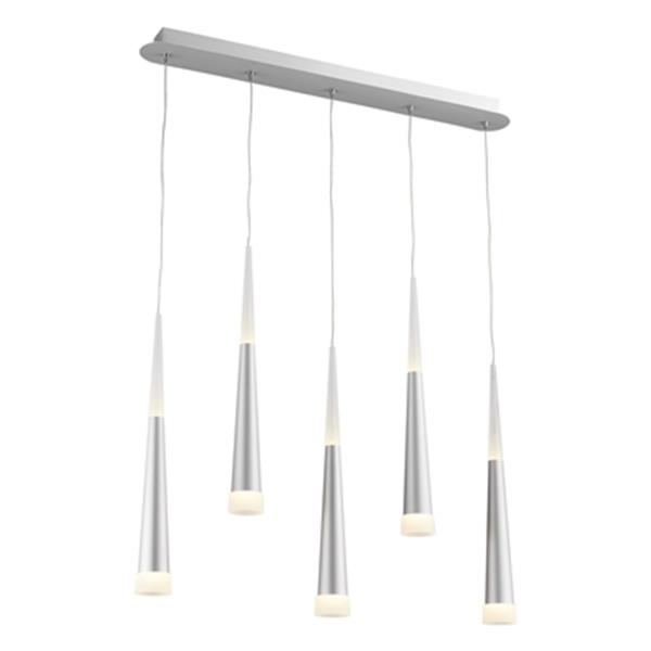 Design Living Silver LED Cone Pendant Light MV08 | RONA