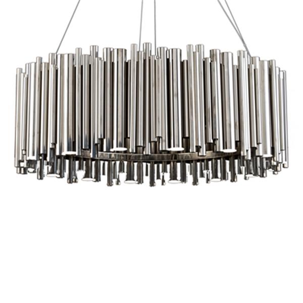 Design Living LED Chrome Rod Chandelier NL35CH | RONA