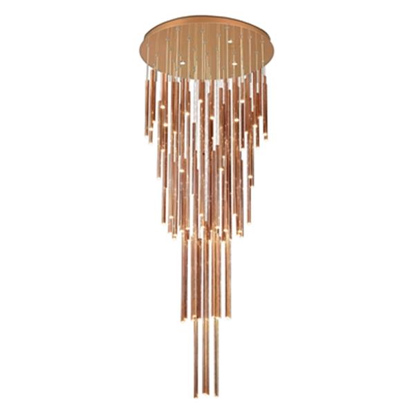 Design Living Gold Rod Pendant Light NL45G | RONA