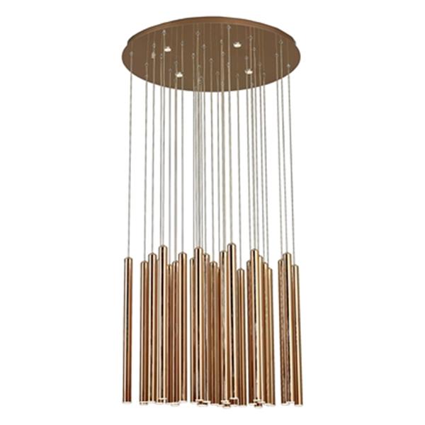 Design Living Gold Rod Pendant Light NL46G | RONA