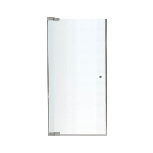 MAAX Kleara 1 28-30 po x 69 po porte de douche nickel mistelite | RONA