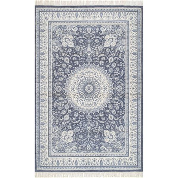 nuLOOM Tillie Tassel 8-ft x 10-ft Blue Area Rug MBPR03B-76096 | RONA