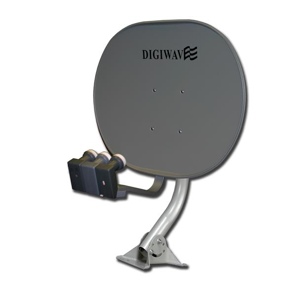 Digiwave Gray 33-in Elliptical Satellite Dish DWD80E2SMT | RONA