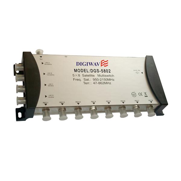 Digiwave 5 Input 8 Output Multiswitch DGS5802 | RONA