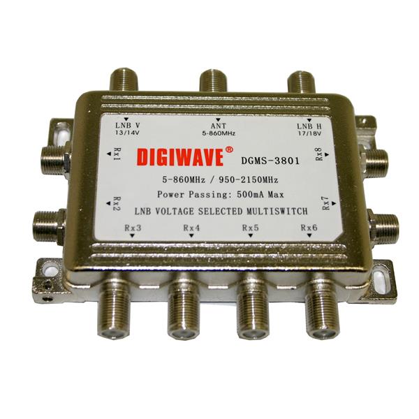 Digiwave 3 Input 8 Output Multiswitch DGS3801 | RONA