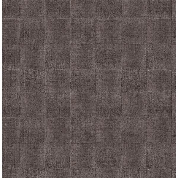 BREWSTER WALLCOVERING Papier peint bloc Larue, brun 2758-87351 | RONA