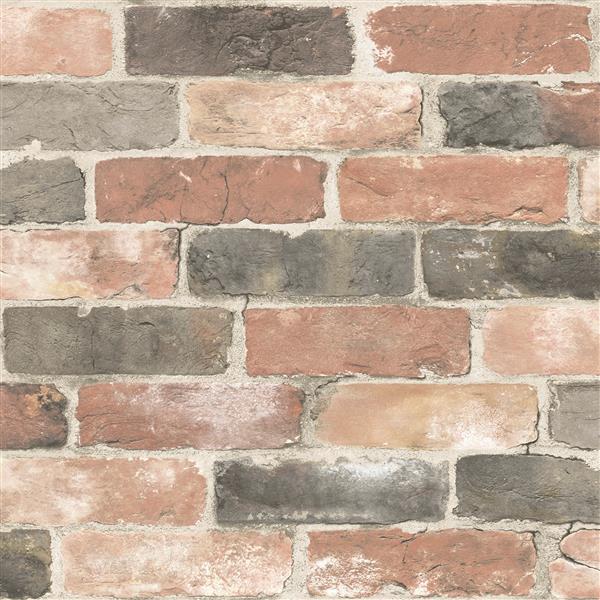 NuWallpaper Newport Reclaimed Brick Wallpaper NU2064 | RONA