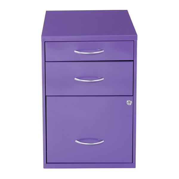 OSP Designs 22-in Purple File Cabinet HPBF512 | RONA